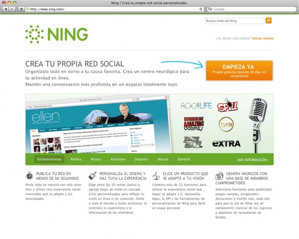Todo sobre el Community Manager y el Social Media: NING