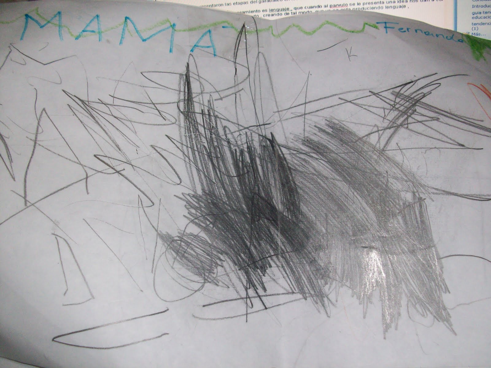 Karen: Etapa del garabateo ( 2 a 4 años )