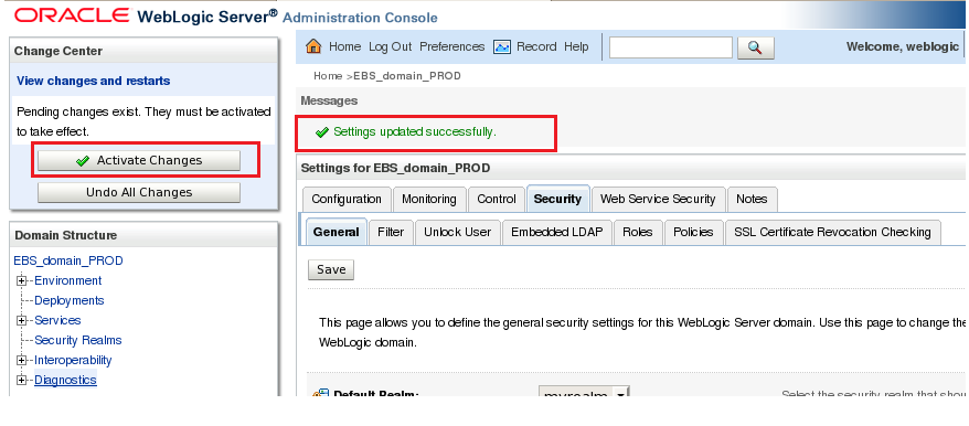 oracle change user password,Change Weblogic admin password in Oracle EBS R12.2-CSDN博客