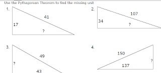 Mr. Howards ESOL Math: 8th Homework 12/4/12 Pythagorean Theorem Missing ...