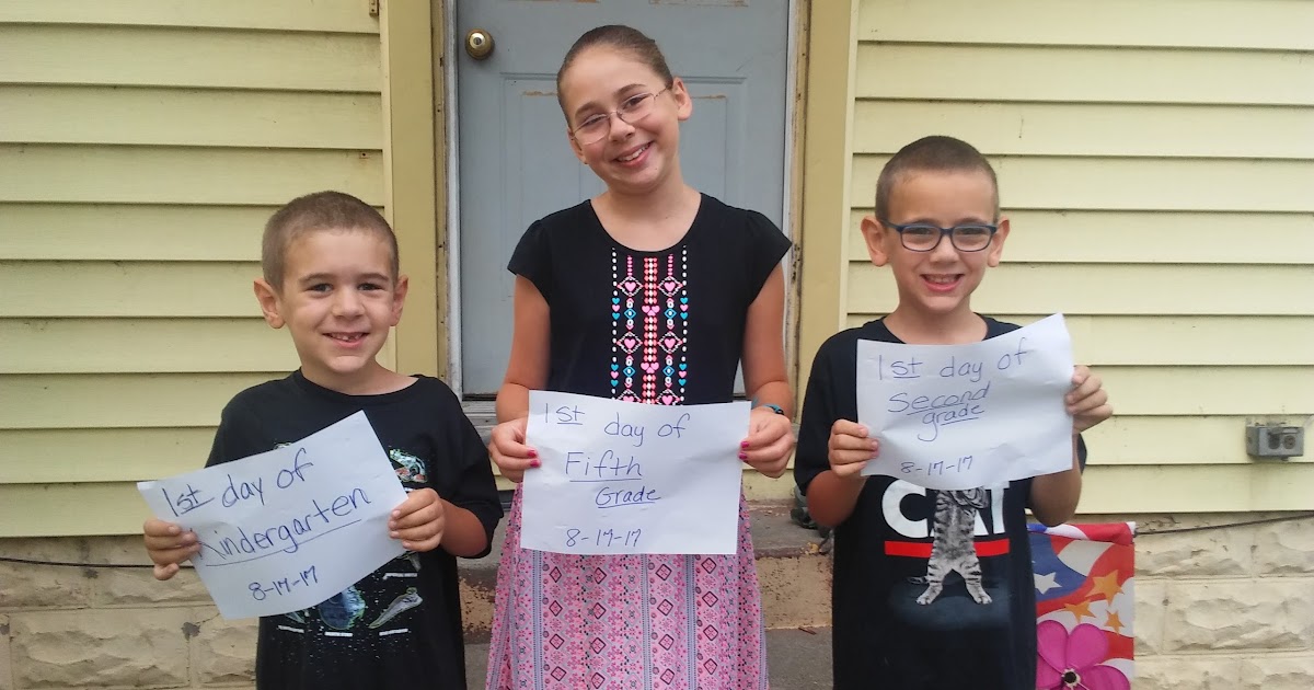 Living Better One Day At A Time: 1st day of Kindergarten, 2nd Grade ...