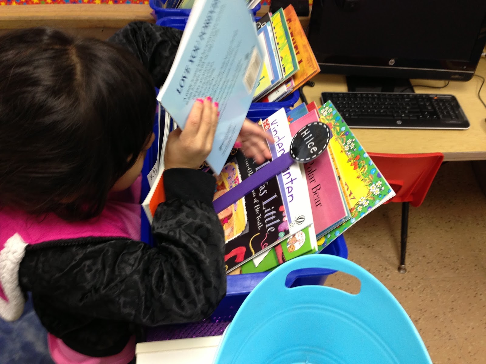 Classroom Library Sticks - Be Organized - A Spoonful of Learning