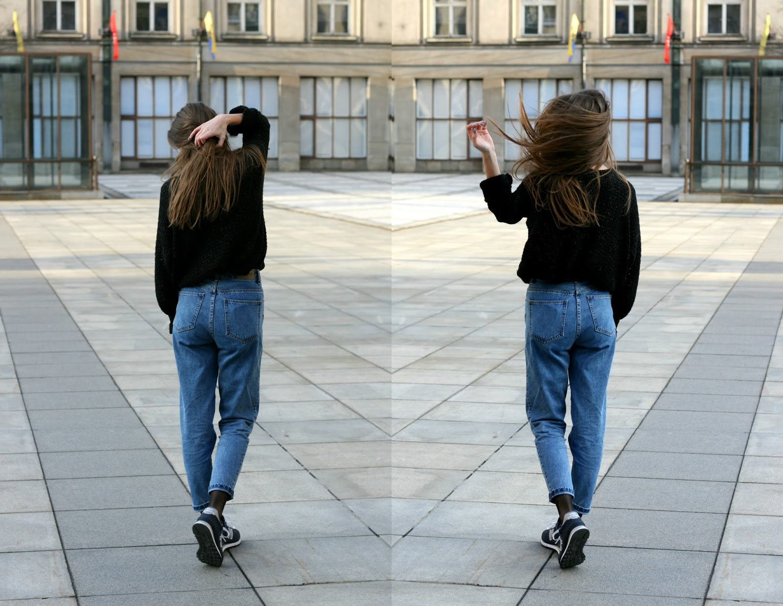 New Balance & Mom jeans - little wings of style