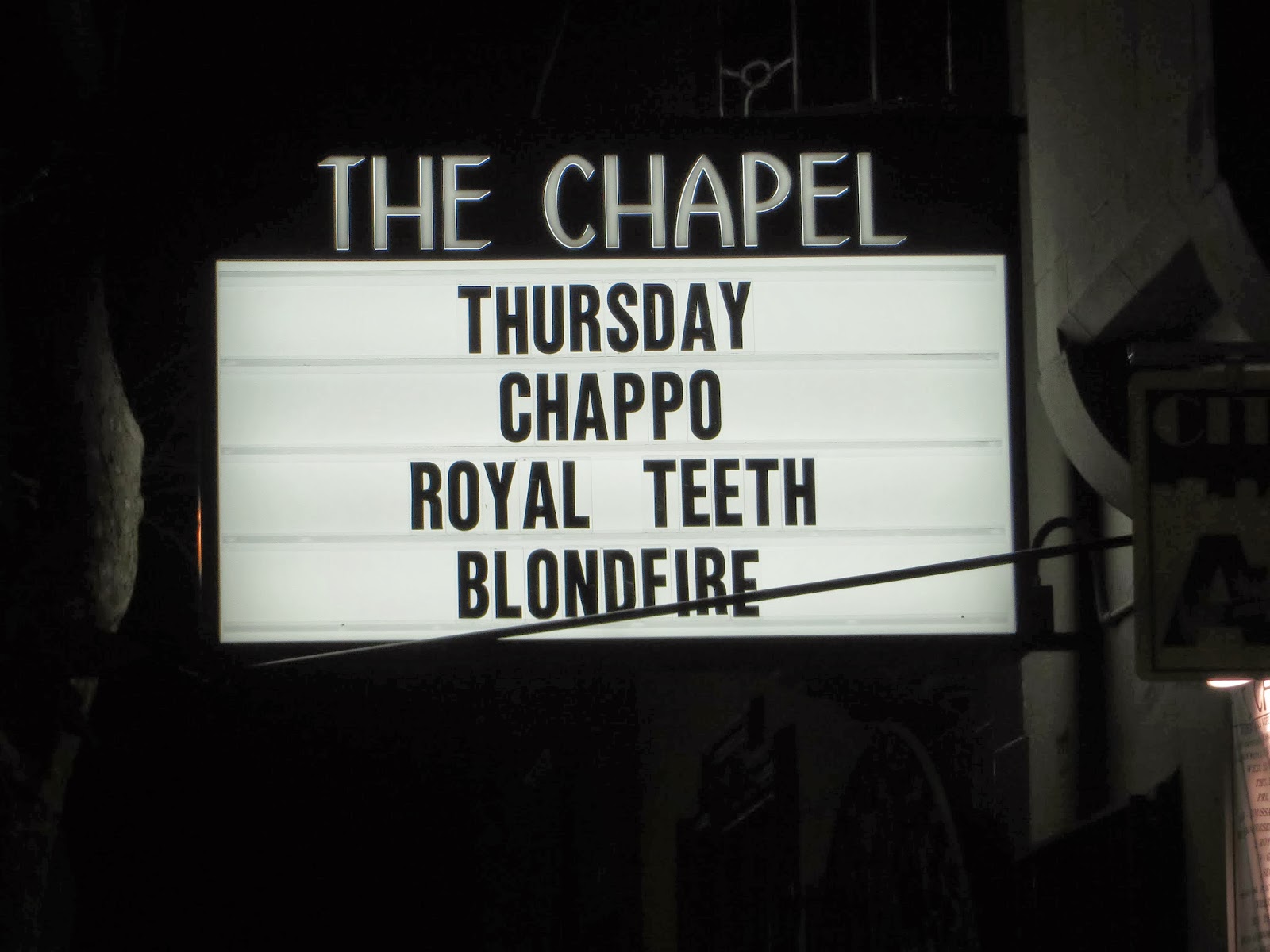 Indie Obsessive: CHAPPO, Royal Teeth and Blondfire – A Concert Review
