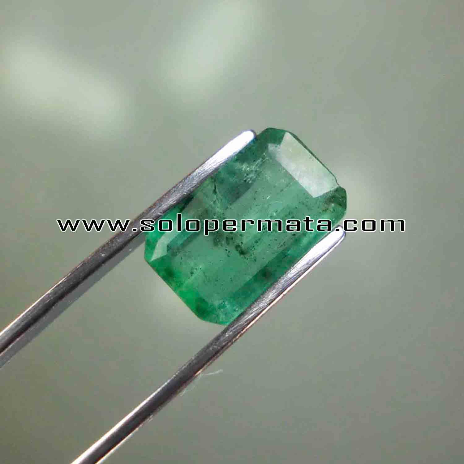 Batu Permata Emerald Beryl Zamrud - 03 K12 | Batu Emerald Cut | Toko ...