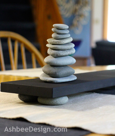 Ashbee Design: Beach Stones = Zen Centerpiece