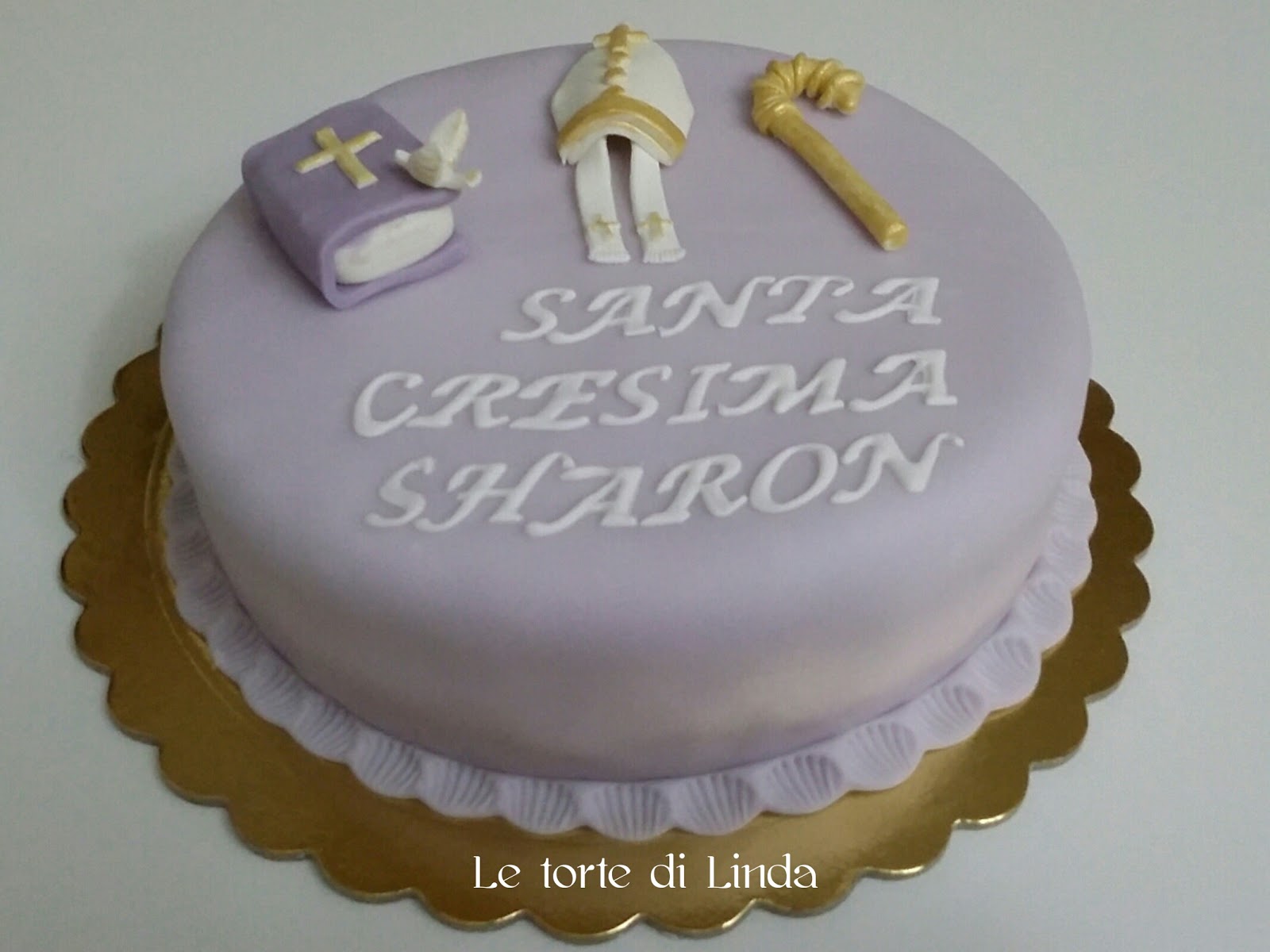 Le torte di Linda: Torta Cresima