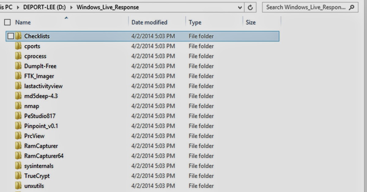 BriMor Labs: Brief Windows Live Response Tool Collection Walkthrough