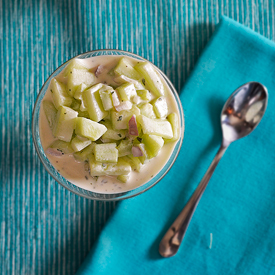 Behind the Bites: Creamy Ranch Cucumber Salad