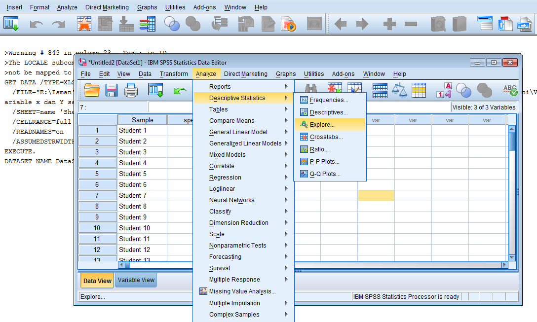 Catatan Kampus Keguruan : Cara menggunakan SPSS versi 21 dengan contoh ...