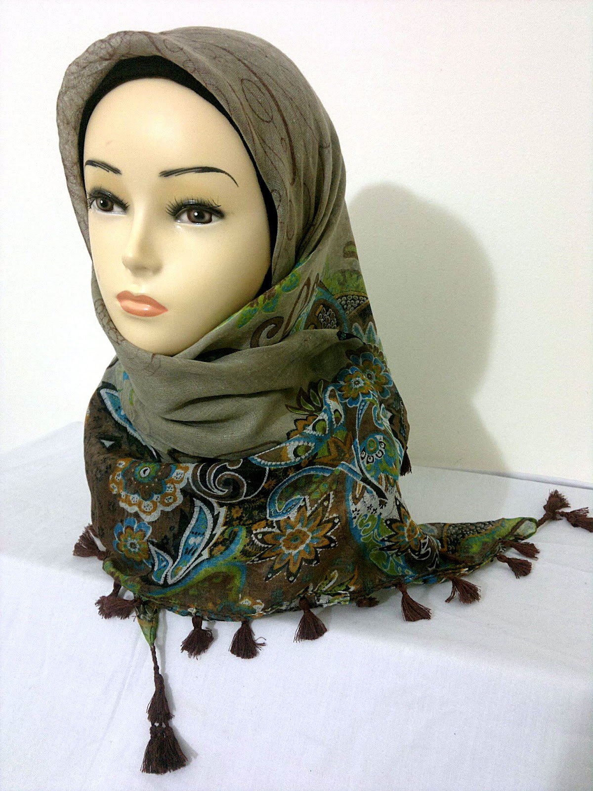 TUDUNG MURAH COLLECTIONS: BAWAL CORAK