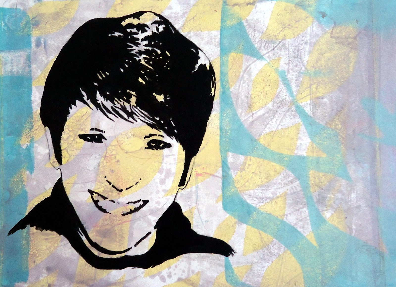 A fish called Melva: Gelli plate printing