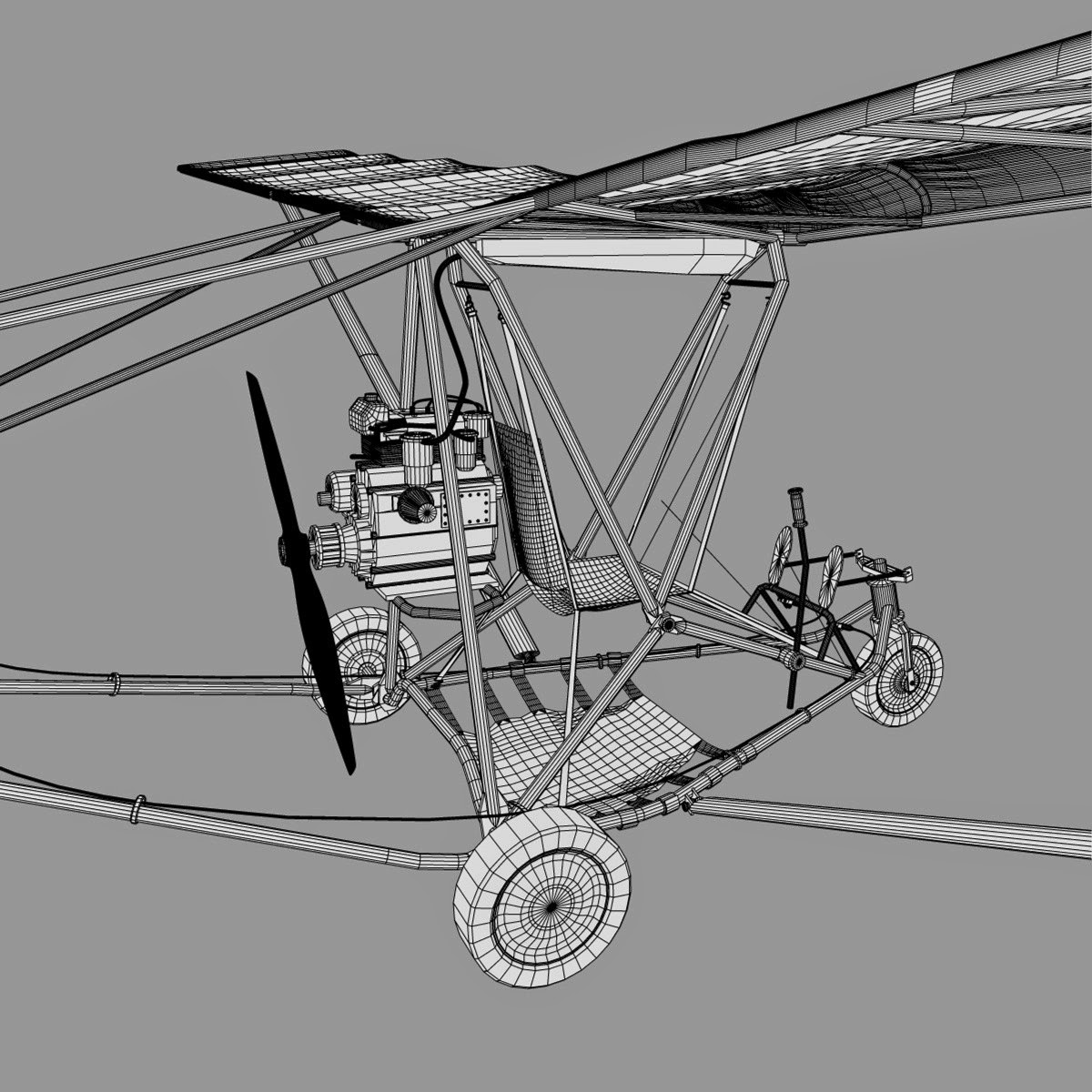 Ultralight Aircraft 3D Model | JonnyChapps