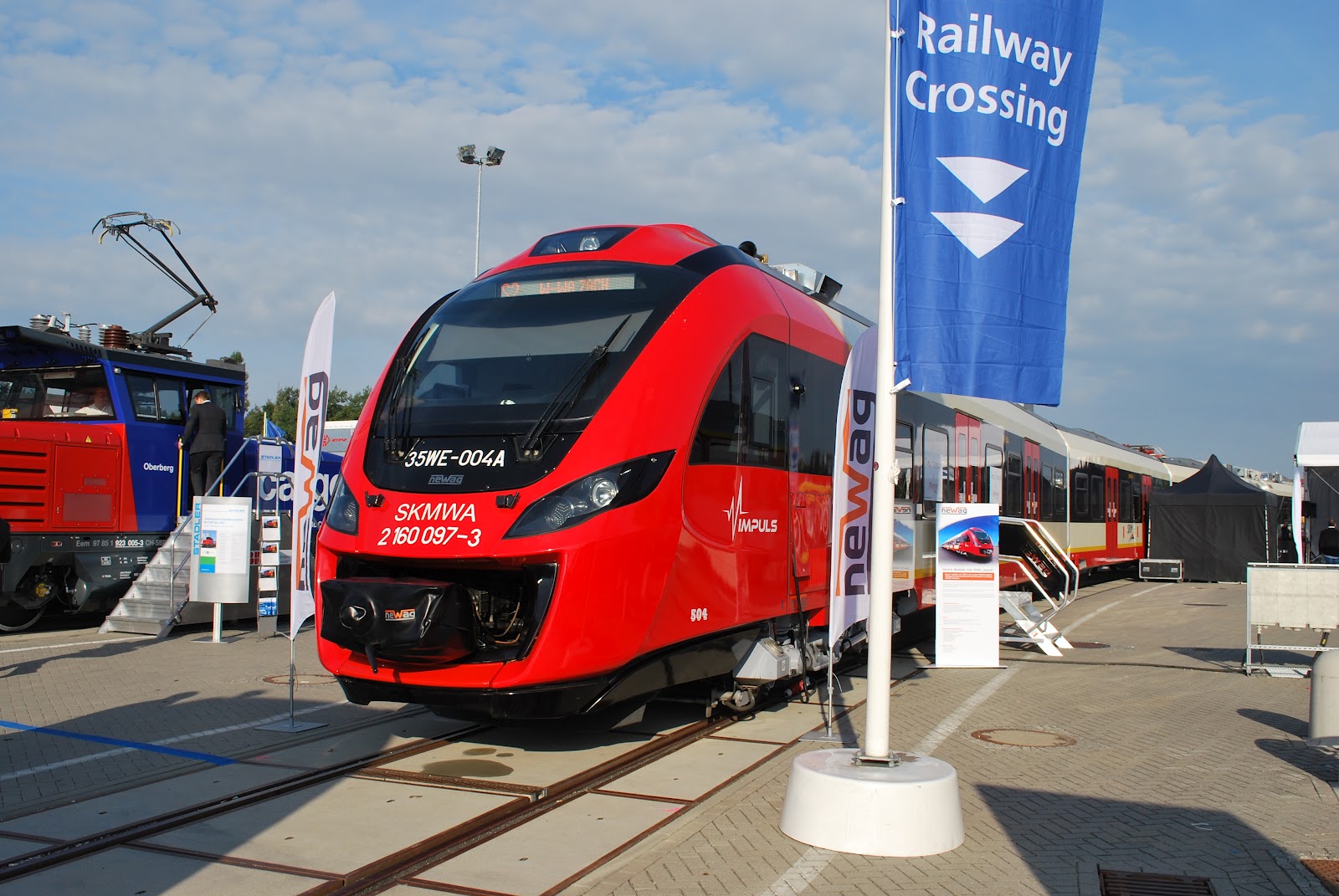 New trains, trams and lightrail at the Berlin Innotrans 2012: Newag Impuls