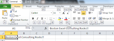 Boston Excel Consulting: The Almighty Alt Key