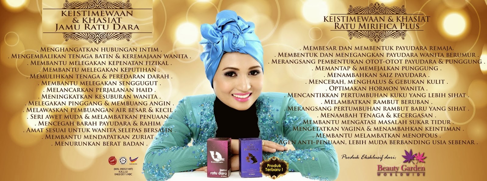 JAMU RATU DARA - RATU MIRIFICA PLUS (BEAUTY GARDEN WORLWIDE) | Roziez Shop