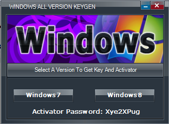 Windows 7 and 8 Product Key Generator + Activator ~ Free Download