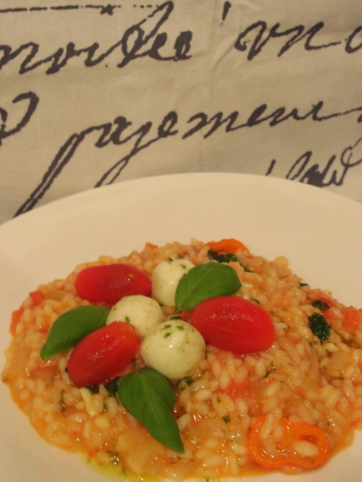 The VegHog: Tomato and basil risotto