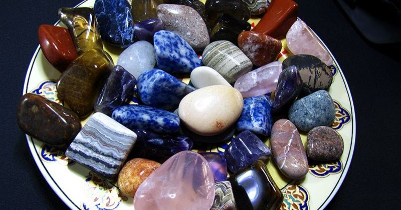 Marika's handcrafted jewellery: Tumbled Rocks Fully Finished