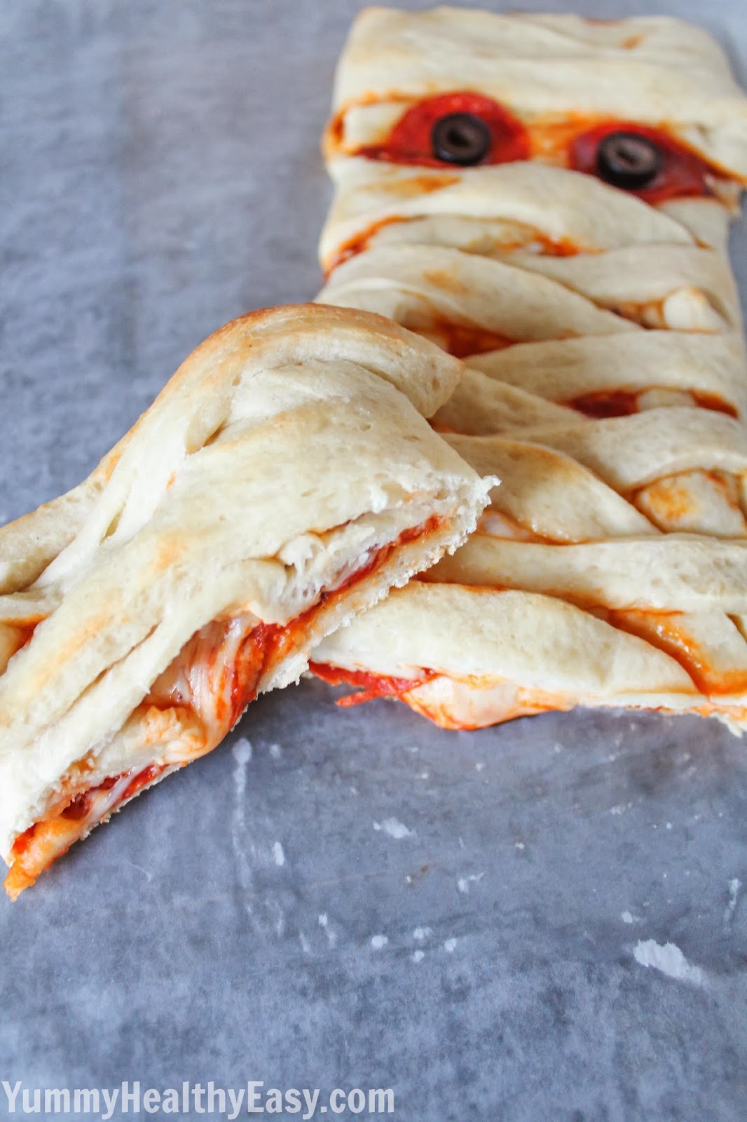 Pizza Mummy Braid - Yummy Healthy Easy