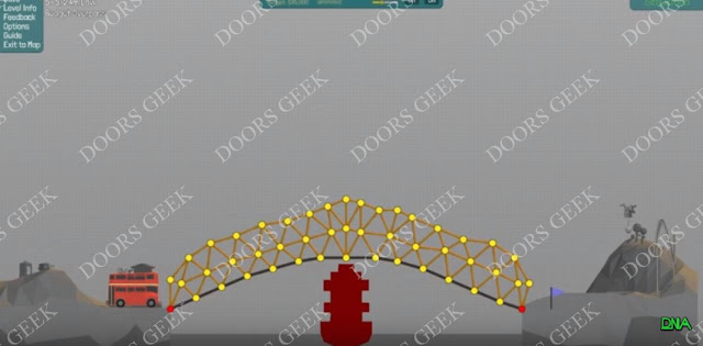 Poly Bridge Level 5-5 Low Budget Overpass ~ Doors Geek