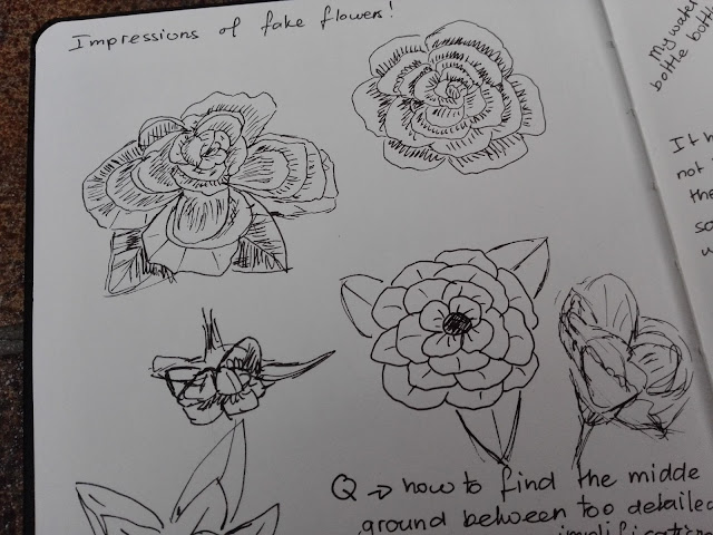 Caatje's Artsy Stuff: A bit of sketching