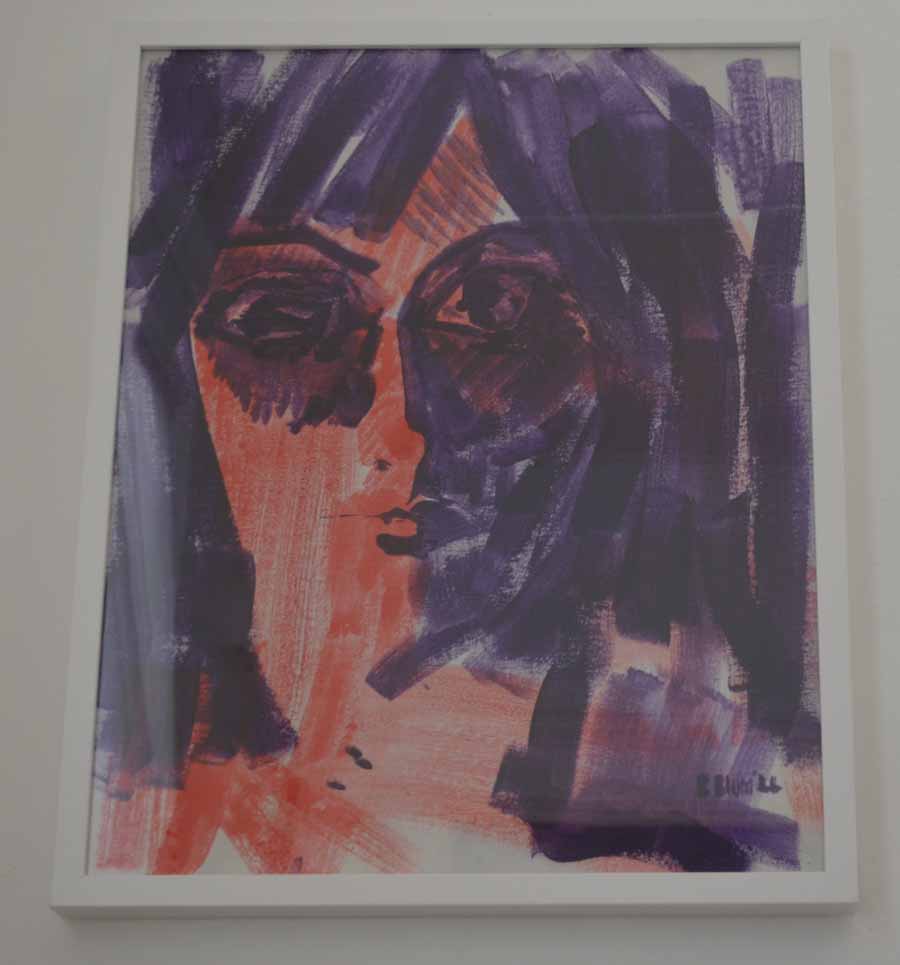 sew sew art: Knitting and my self portrait from 1966