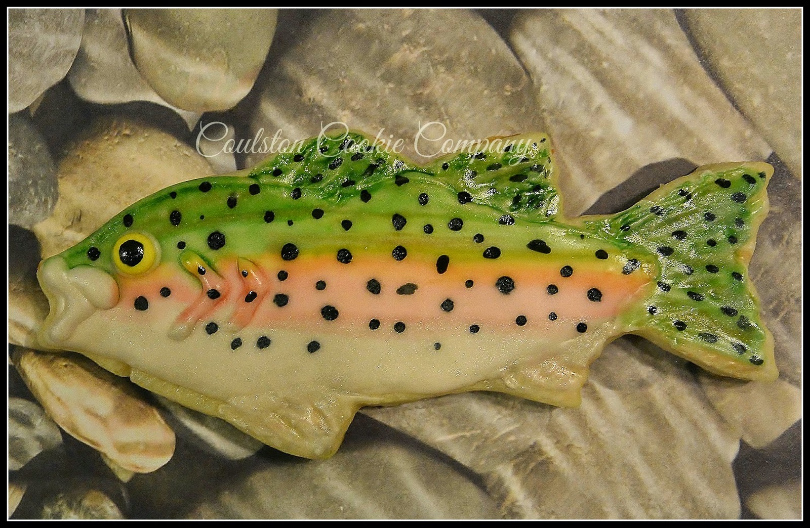 ...Coulston Cookie Company...: Hobby Cookies: Rainbow Trout Cookies