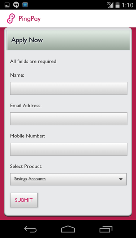 Not All Moonshine!: Presenting Ping Pay!