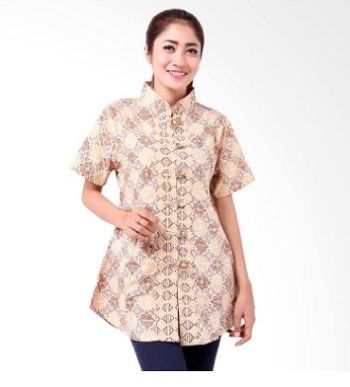 15+ Batik Formal Wanita untuk Kerja di Kantor Modis | Model Baju Batik ...