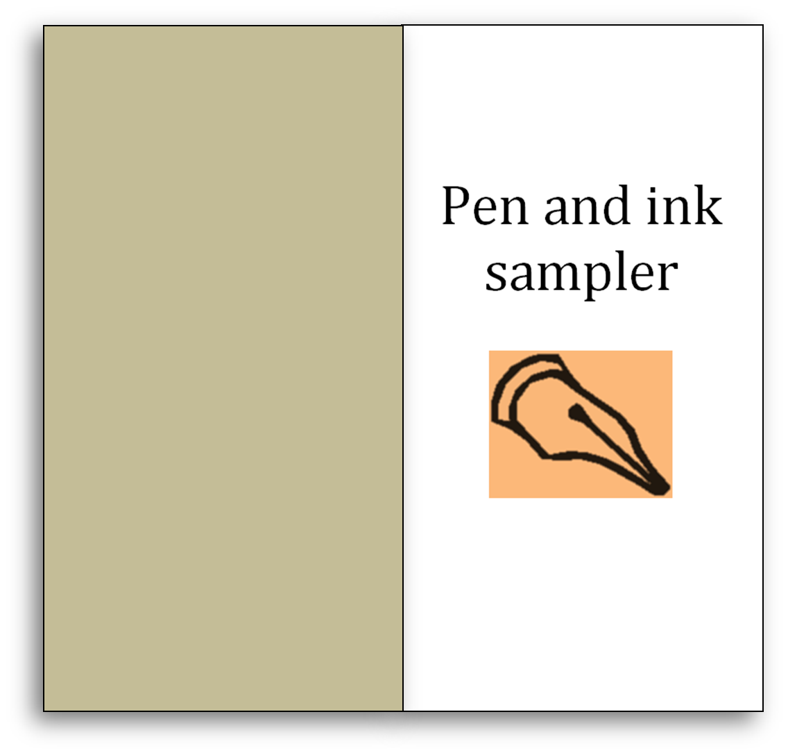 My Life All in One Place: Download a pen and ink sampler for the Midori ...