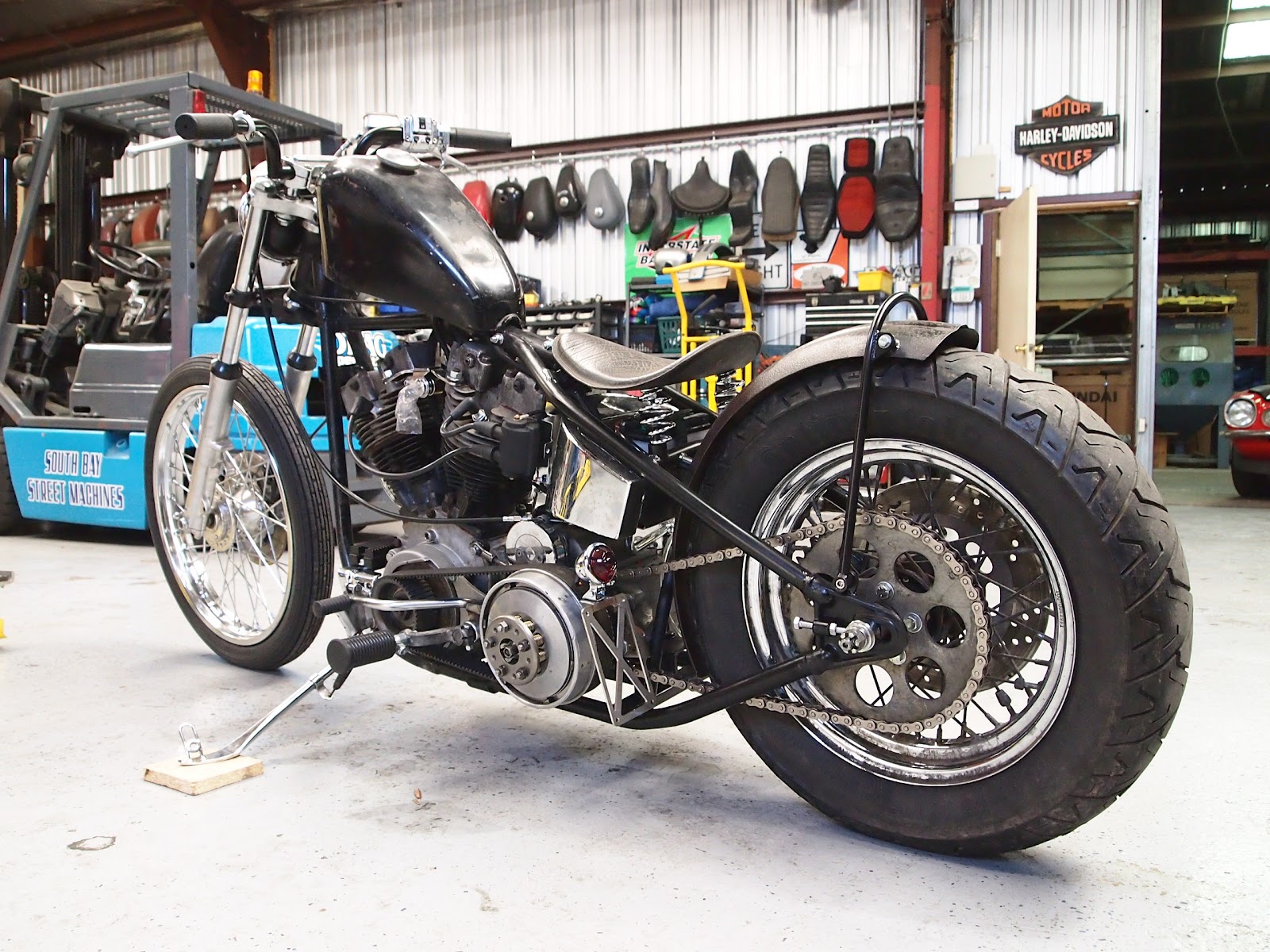 South Bay Street Machines: 1975 Shovelhead Hardtail Rigid
