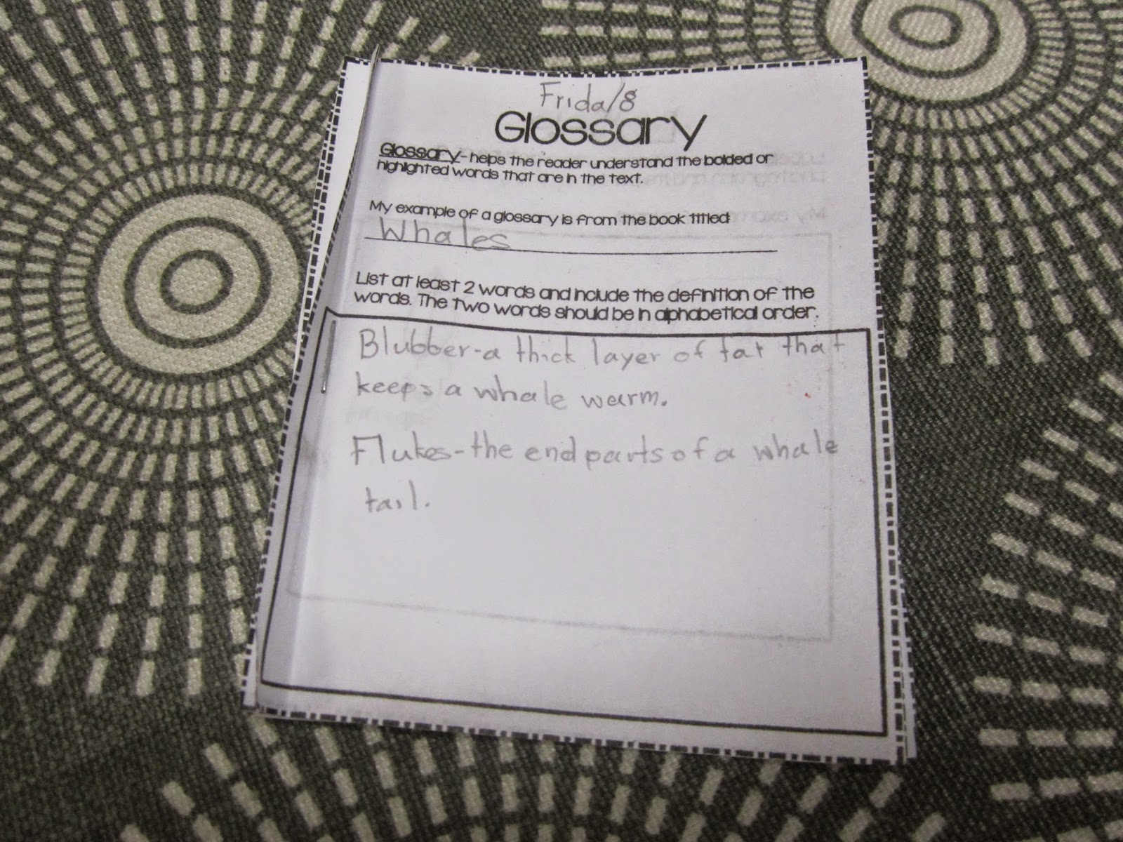 Second Grade Perks: Teaching Text Features