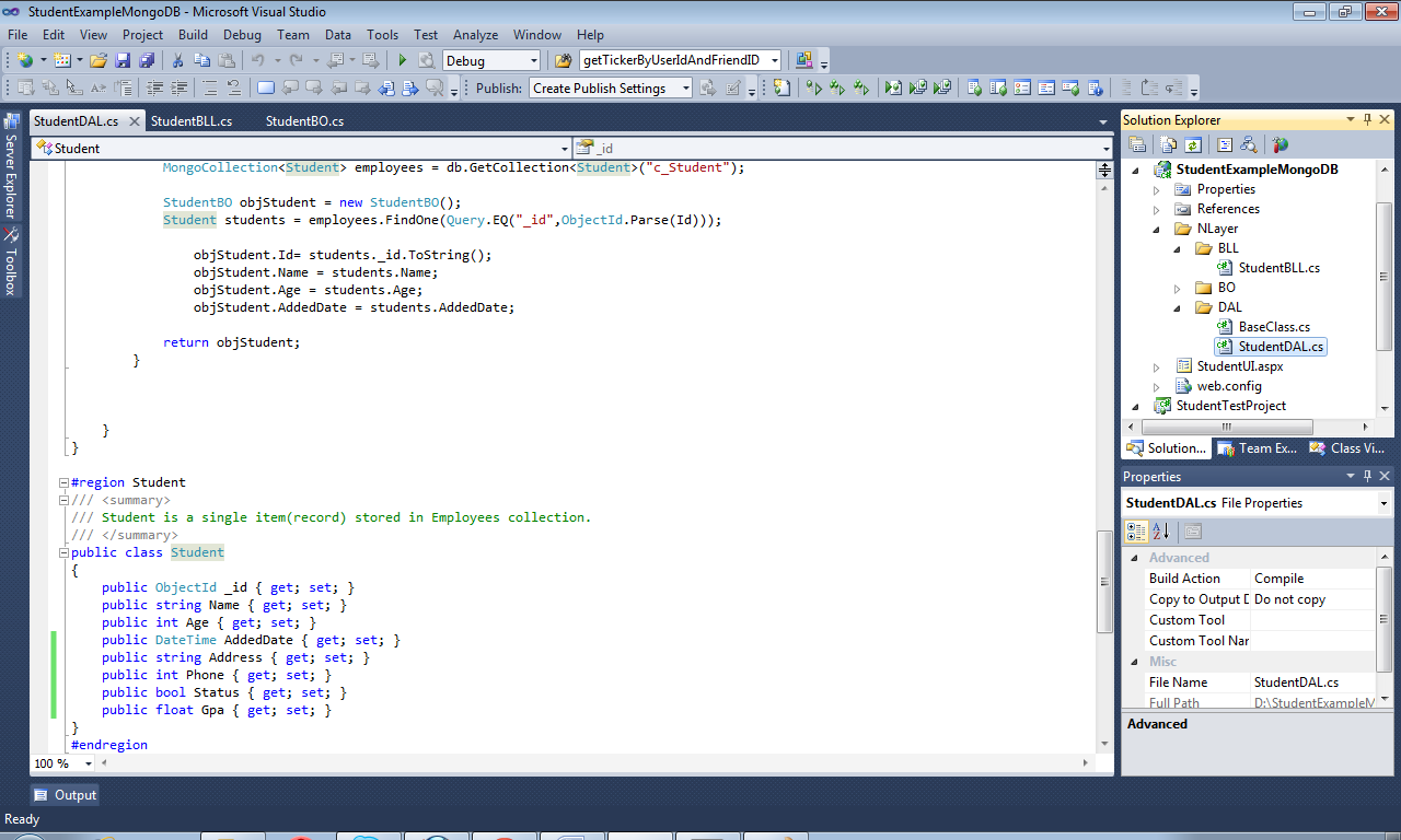 MongoDB Example Souce Code Project Database Download