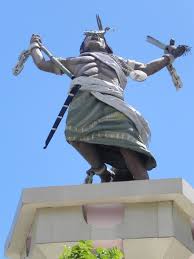 TOURISM PLACE TIMOR LESTE: Historic statue Hero In Dili, East Timor
