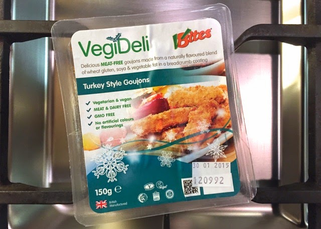VEGANOO Vegan Reviews: Review: VBites Turkey Style Goujons