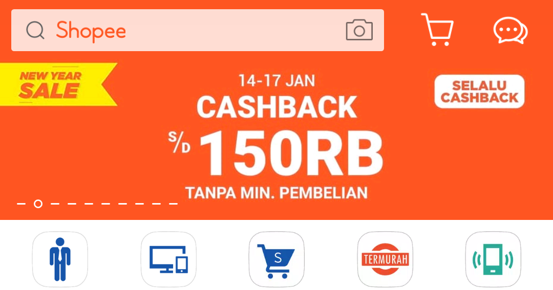 Contoh Flowchart Membeli di Shopee | M.Rifki Arrosid