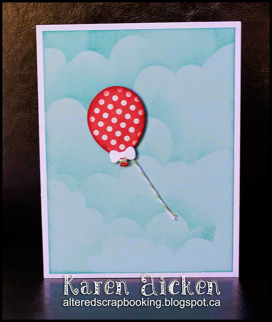 Altered Scrapbooking: Double Fence with Balloons