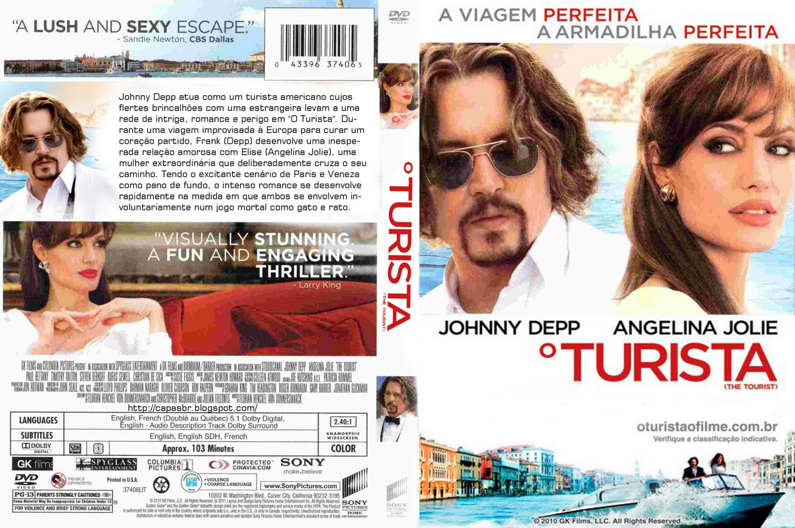 Capas Filmes Suspense: O Turista