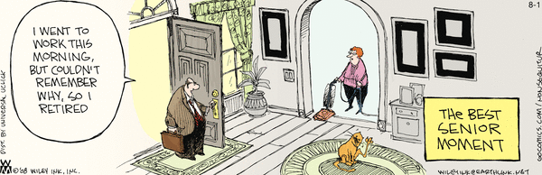 World of Cartoons and Comics: The best senior moment