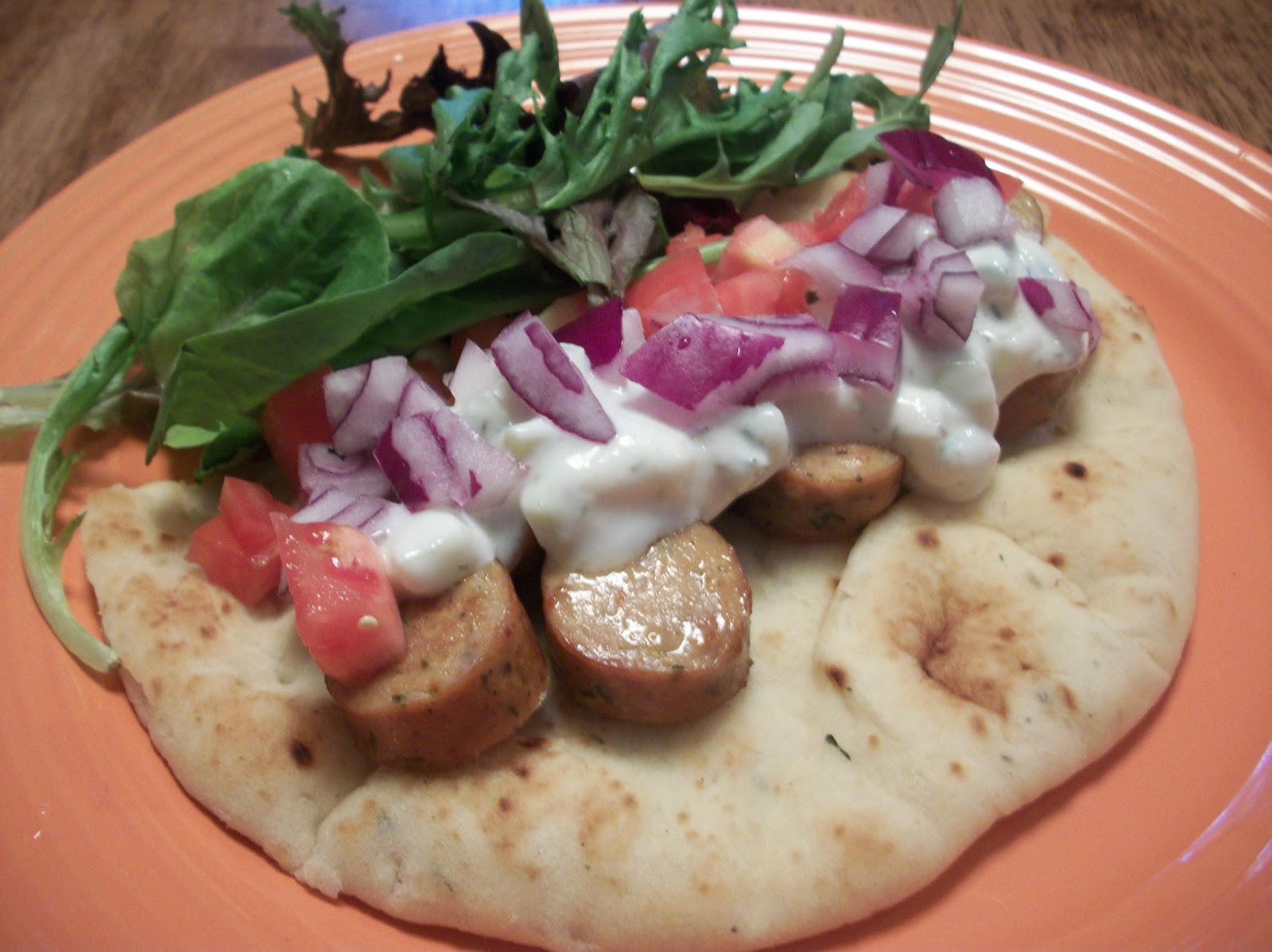 Cook with Sara: Chicken Sausage Gyros
