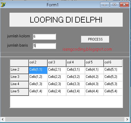 DELPHI _”Looping atau perulangan dalam delphi” | adestuff
