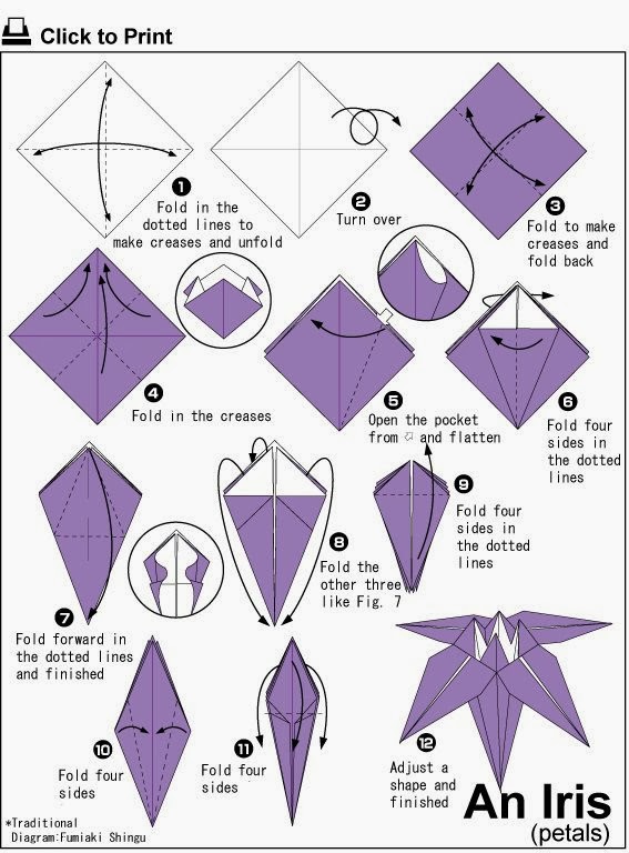 Origami bunga teratai - Imagui
