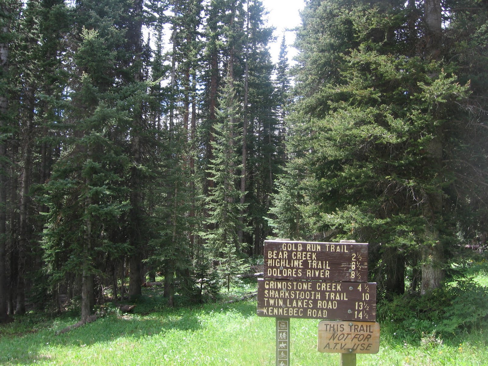 Four Corners Hikes-Dolores River Valley Colorado: Gold Run Trail-Bear Creek