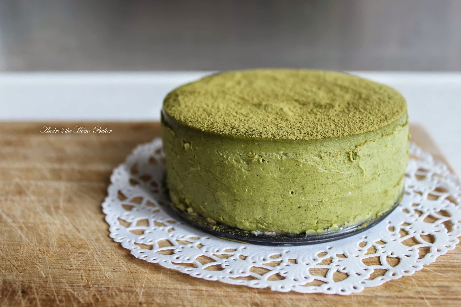 ♥ Matcha Green Tea Cheesecake ♥ ~ Andre's the Home Baker