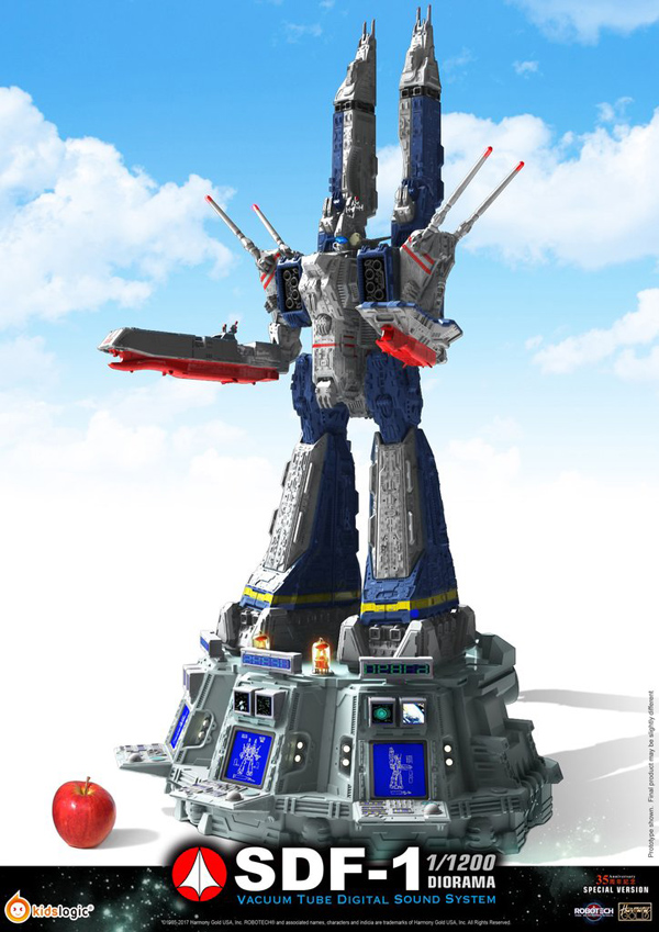 Robotech - Robotech SDF-1 Macross, Diorama Vacuum Tube Digital Sound ...