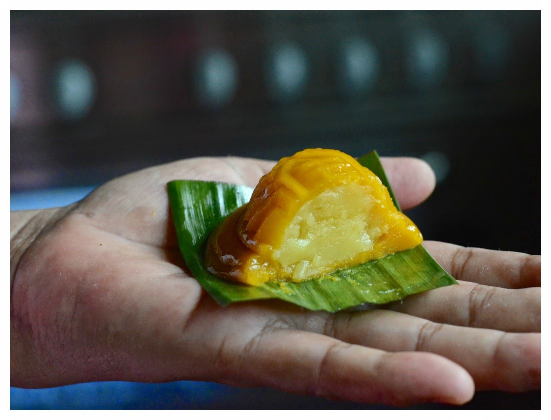 Indonesian Medan Food: Kue Ku / Kue Thok Labu Kuning/ Pumpkin Angku Kueh