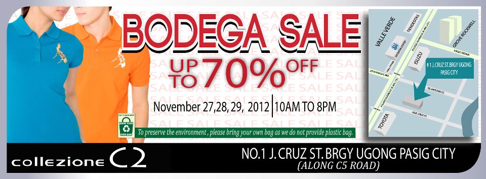 Manila Shopper: Collezione C2 Bodega/Warehouse SALE: Nov 2012