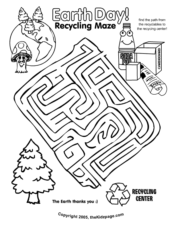 Top 10 Earth Day Mazes