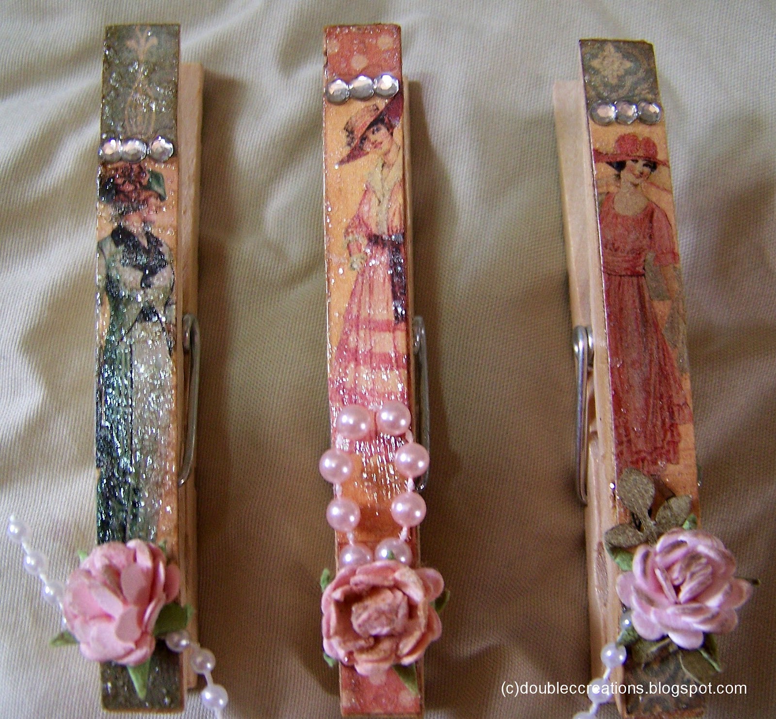 Double C Creations: A Ladies Diary Clothespins
